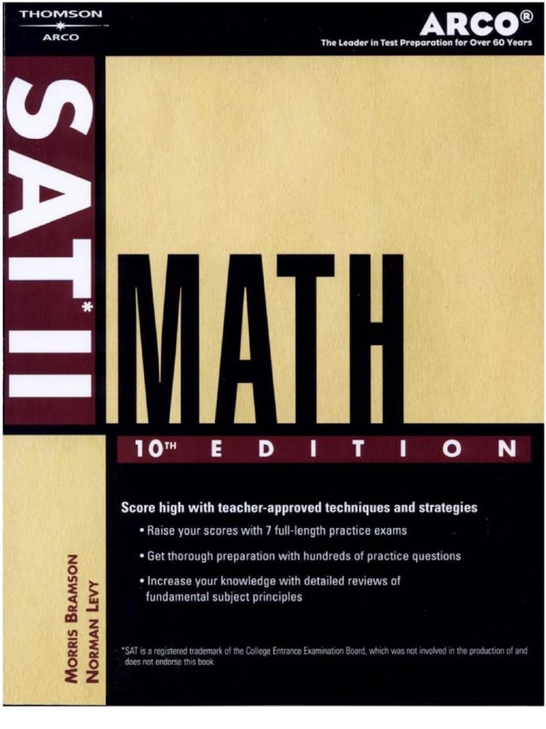 SAT II Math | PDF | Trigonometric Functions | Fraction (Mathematics)