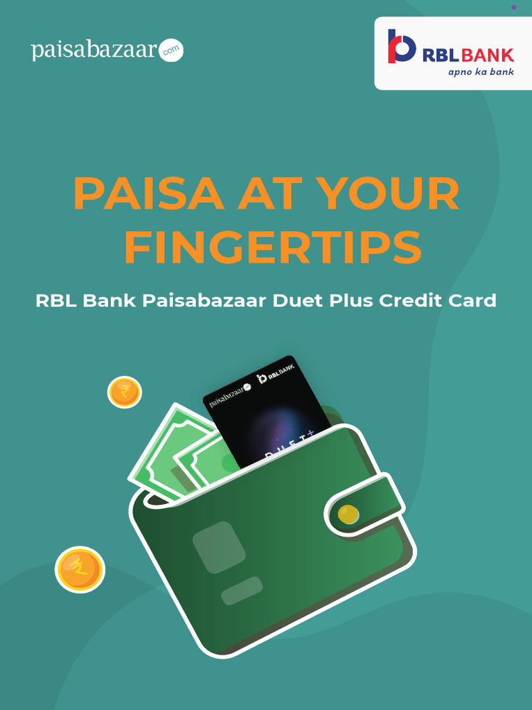 Paisabazaar Duet Plus Card Usage Guide | PDF | Credit Card | Money