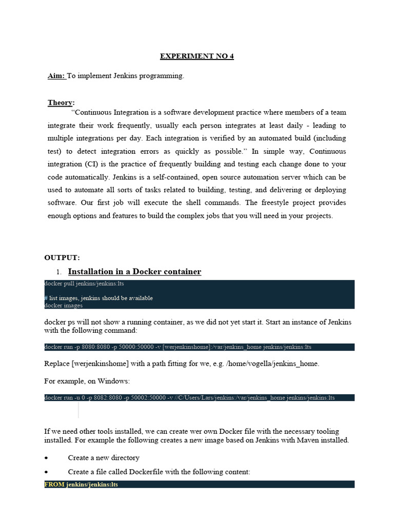 Ex 4 Devops | PDF | Computer Engineering | Information Technology Management