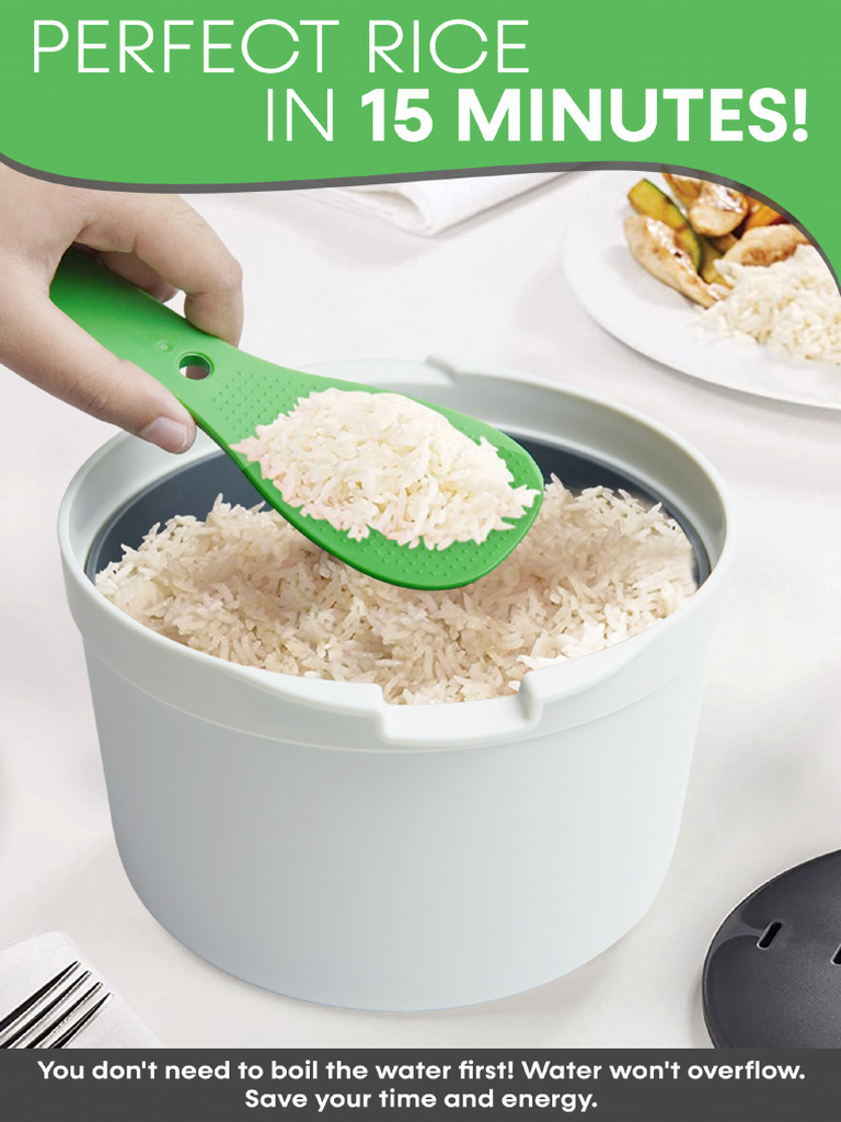 1683 Microwave Rice Cooker New Instruction | PDF