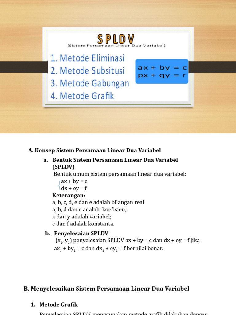SPLDV 1 | PDF