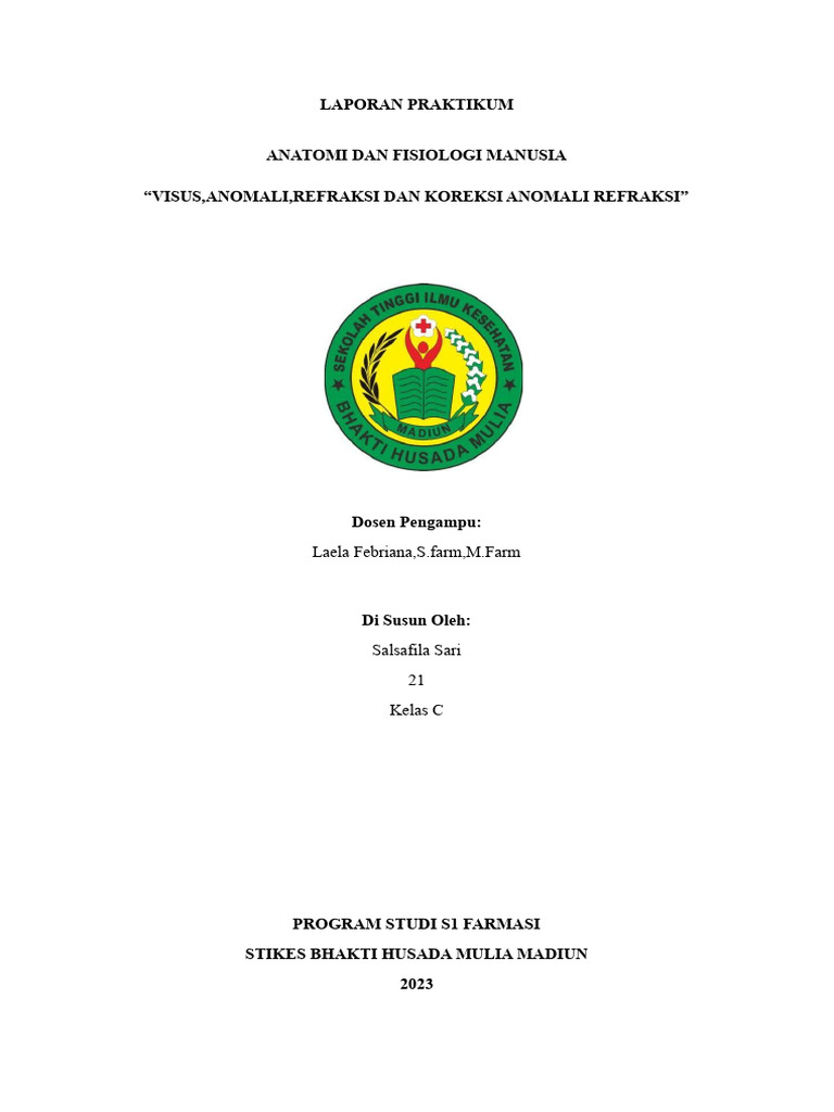 Pengujian Visus dengan Optotip Snellen | PDF | Pengembangan Diri ...