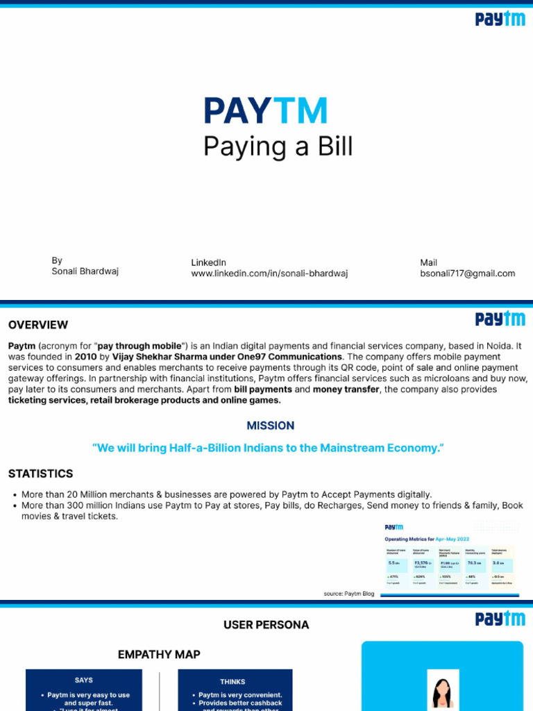 Paytm Product Teardown | PDF