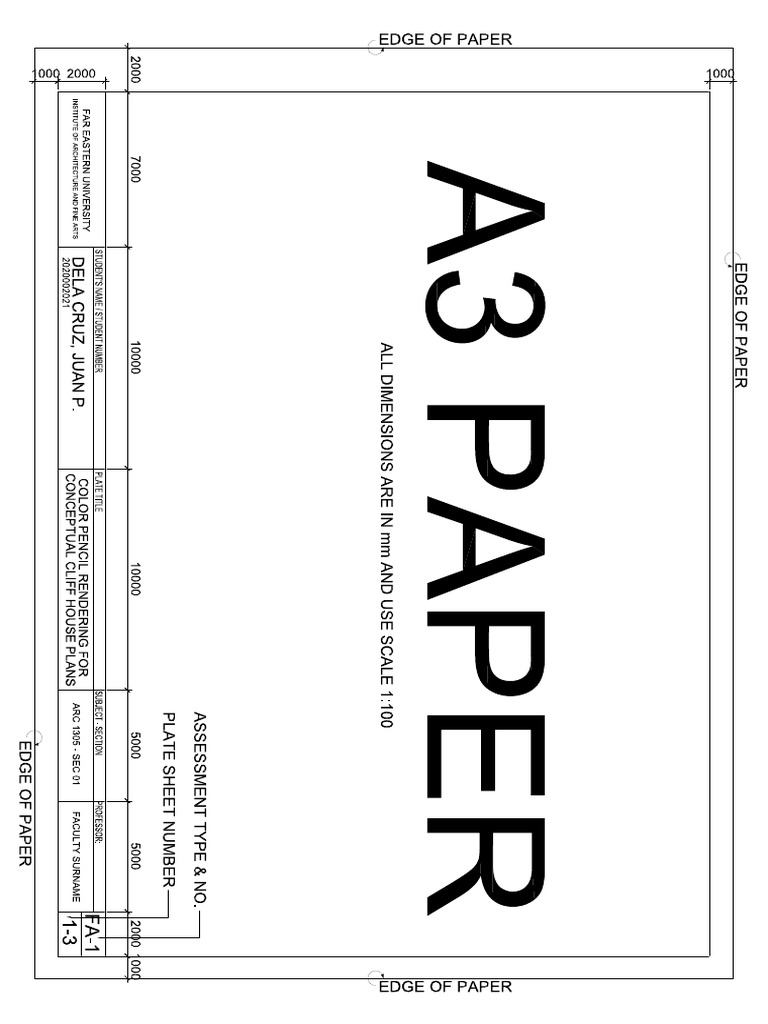 A3 Title Block | PDF