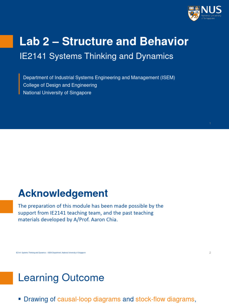 Lab 2 - Structure and Behavior | PDF