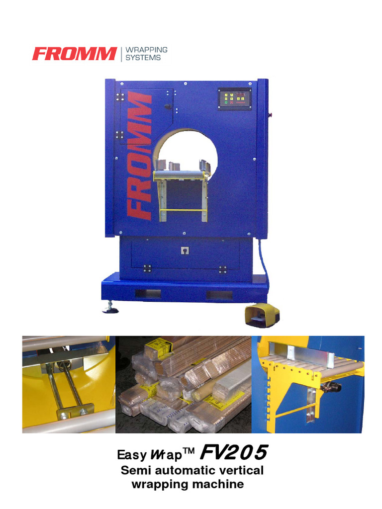 FV205 Semi-Automatic Wrapping Machine | PDF | Equipment | Electricity
