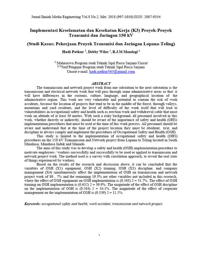 Analysis k3 | PDF