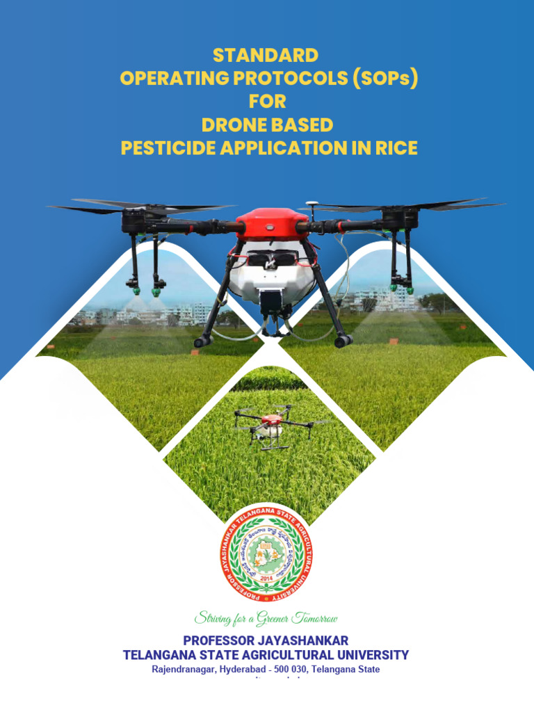 SOP Drone Padi | PDF | Agriculture | Unmanned Aerial Vehicle