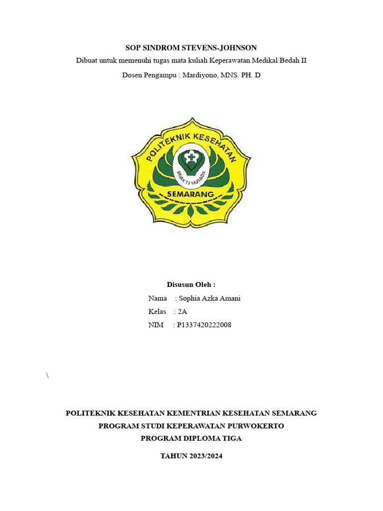 SOP - PEMERIKSAAN - FISIK - HNP - FIX (1) Jadi | PDF
