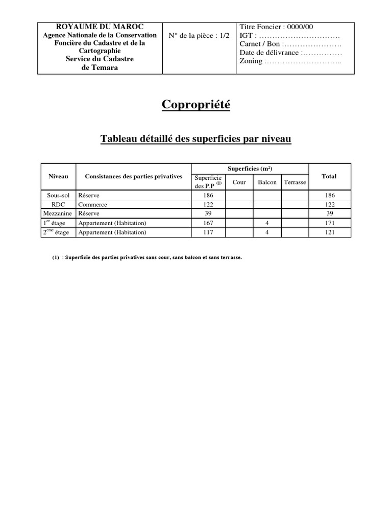 Tab. Récap. Norme Cop 01-Ancfcc-Onigt | PDF