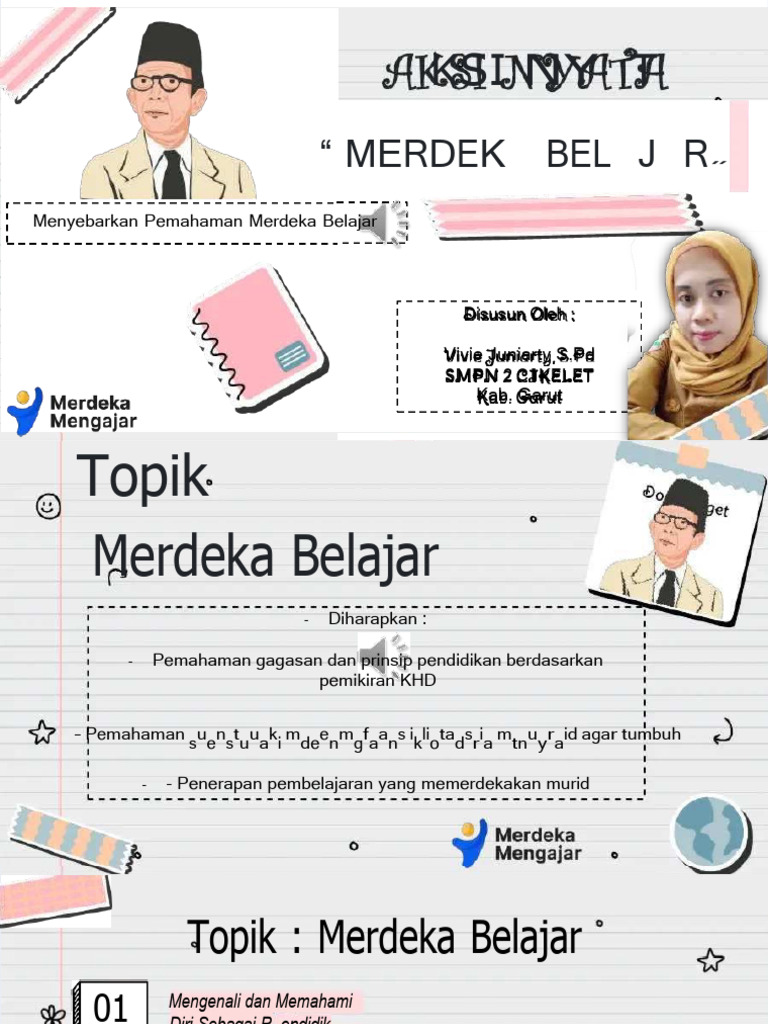 626 Kupdfnet Aksi Nyata Merdeka Belajar 1 | PDF | Karier & Perkembangan