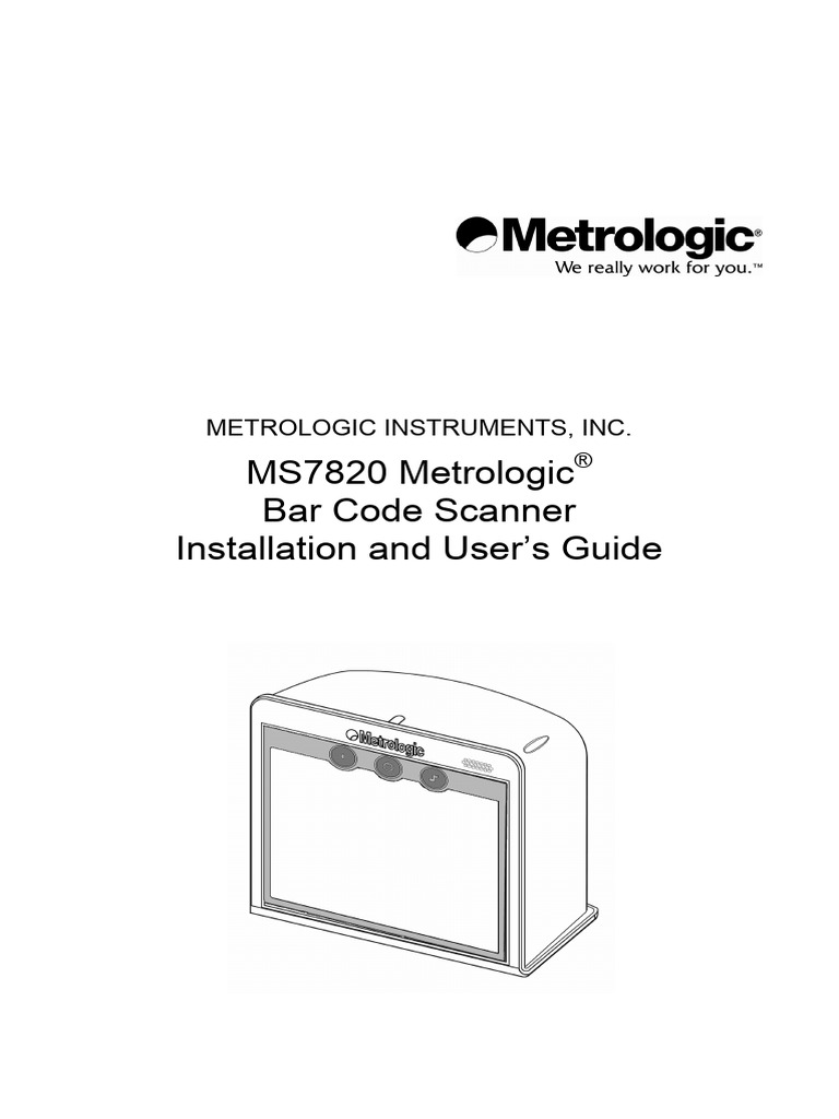Metrologic ms7820 | PDF