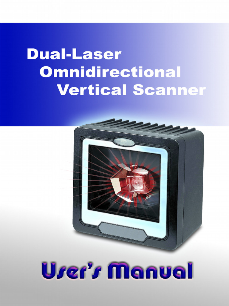 User's Manual - Compact Dual-Laser Omnidirectional Vertical Scanner ...