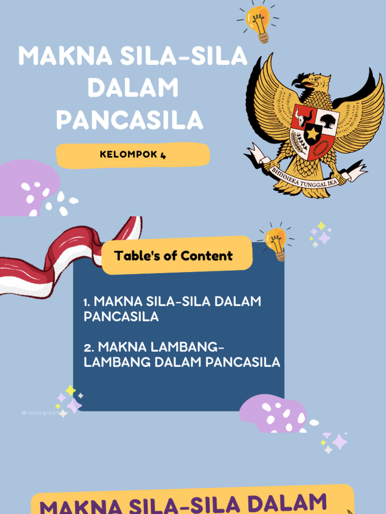 Makna Sila Sila Pancasila | PDF