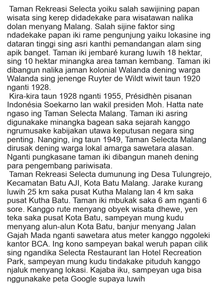 B Jawa Selecta | PDF