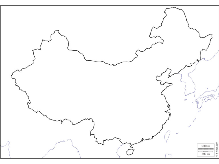 China Outline Map | PDF