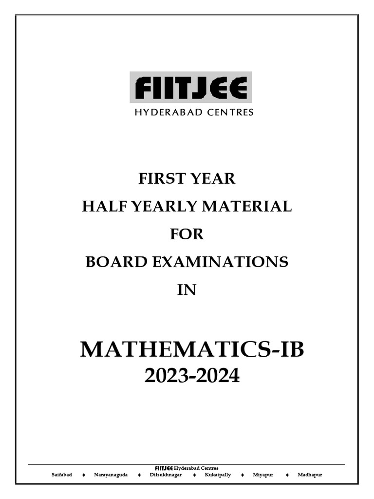 Maths - 1B Half Yearly Sylla Bus | PDF | Classical Geometry | Euclid