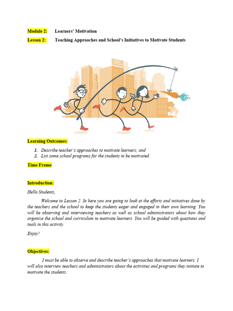 Module 2 Lesson 2 | PDF