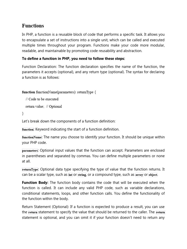 Complete 3 Functions Pdf Parameter Computer Programming Anonymous Function