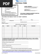 Disposal Forms Editable Draft Templates | PDF