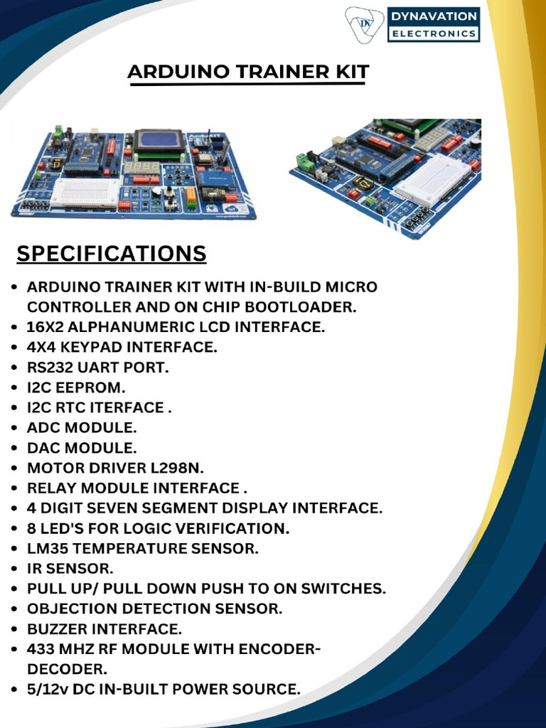 Arduino Trainer Kit Manual | PDF Arduino Trainer Kit Manual | PDF