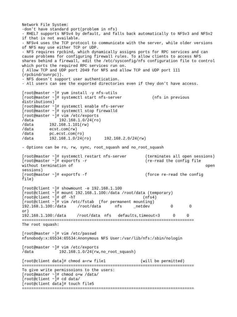 Chapter11 Accessing Network Storage With Network File System (NFS ... Chapter11 Accessing Network Storage With Network File System (NFS ...
