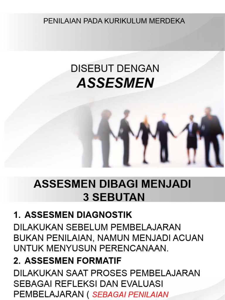 Penilaian Pada Kurikulum Merdeka Pdf
