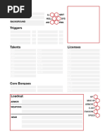 Lancer - Character Sheets | PDF