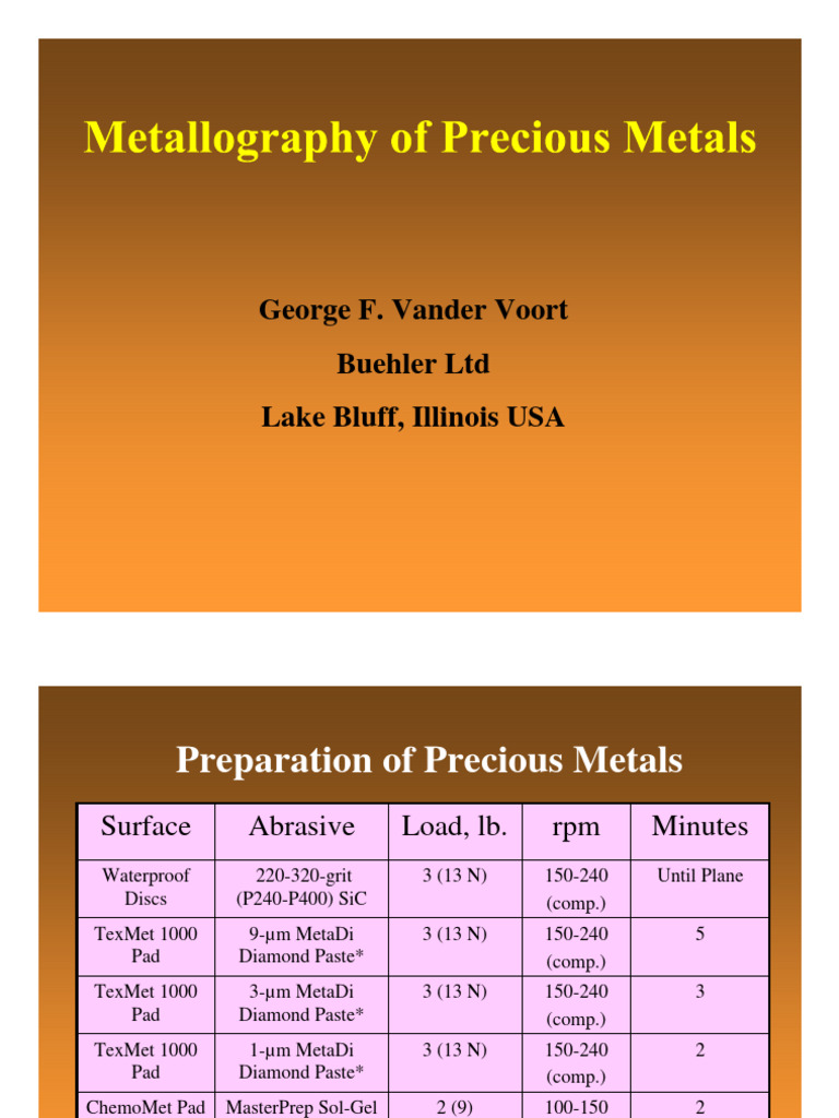 Spangold Alloy Microstructure Analysis | PDF | Silver | Hydrogen Peroxide