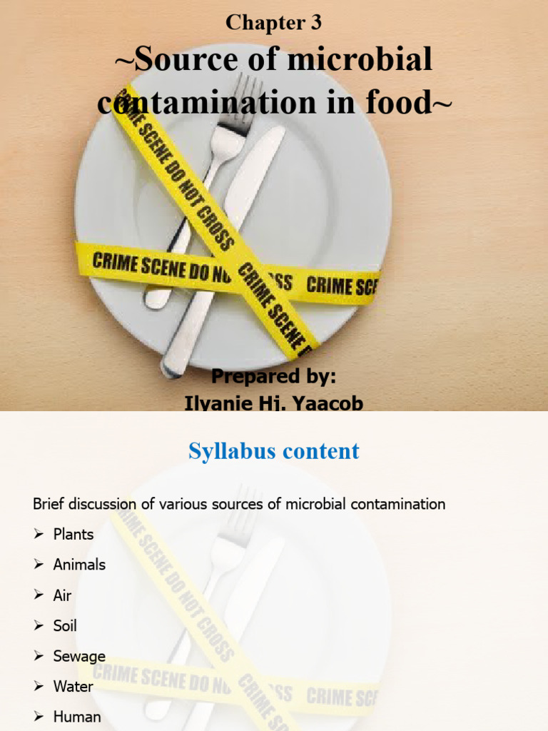 Chapter 3 - Source of Microbial Contamination of Foods | PDF ...