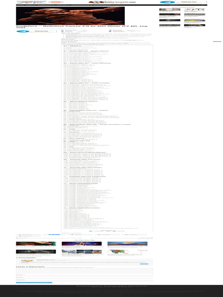 FireShot Capture 006 - Sculpture - Definitive Course 2.0 by Alex Oliver (PT-BR, Eng Sub) (P ...