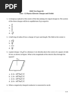 Case Study Questions Class 11 Physics - Laws of Motion | PDF | Force | Friction