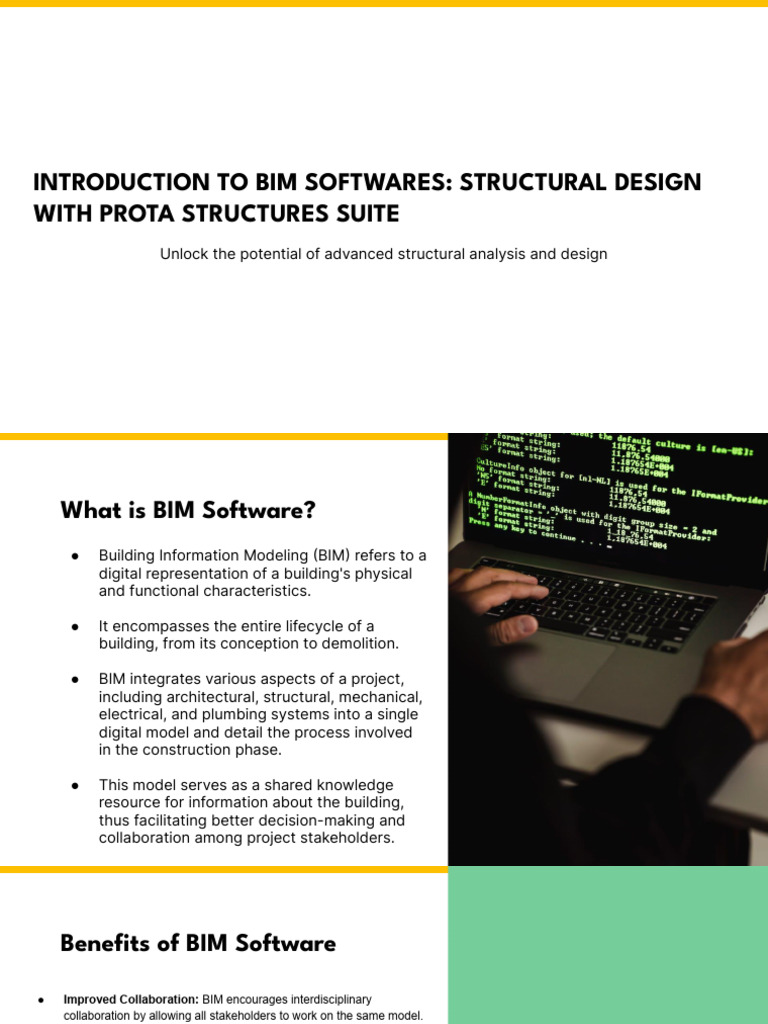 Introduction To Bim Softwares - Structural Design With Prota Structures ...