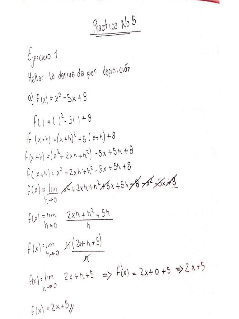 Practica Derivadas | PDF