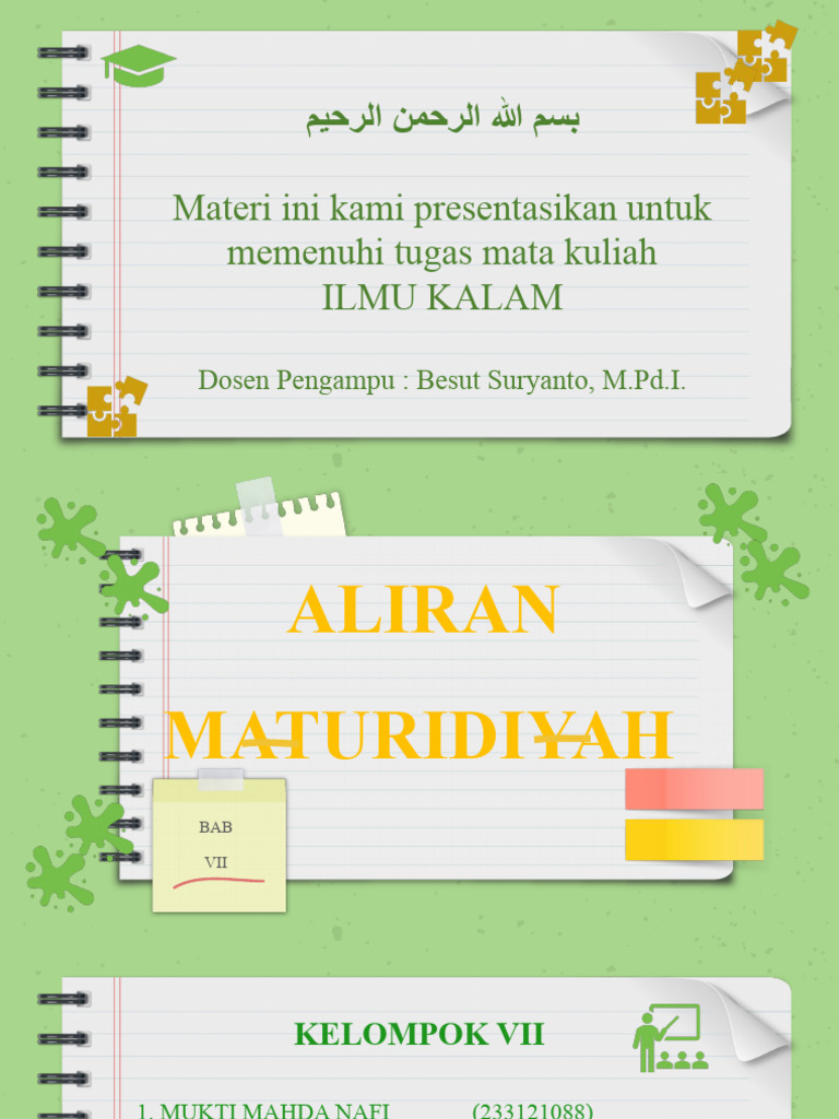 Aliran Teologi Maturidiyah dalam Islam | PDF | Agama & Spiritualitas