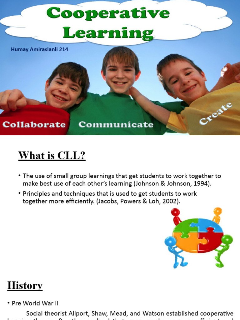 Cooperative Language Learning Presentati | PDF | Second Language Acquisition | Communication