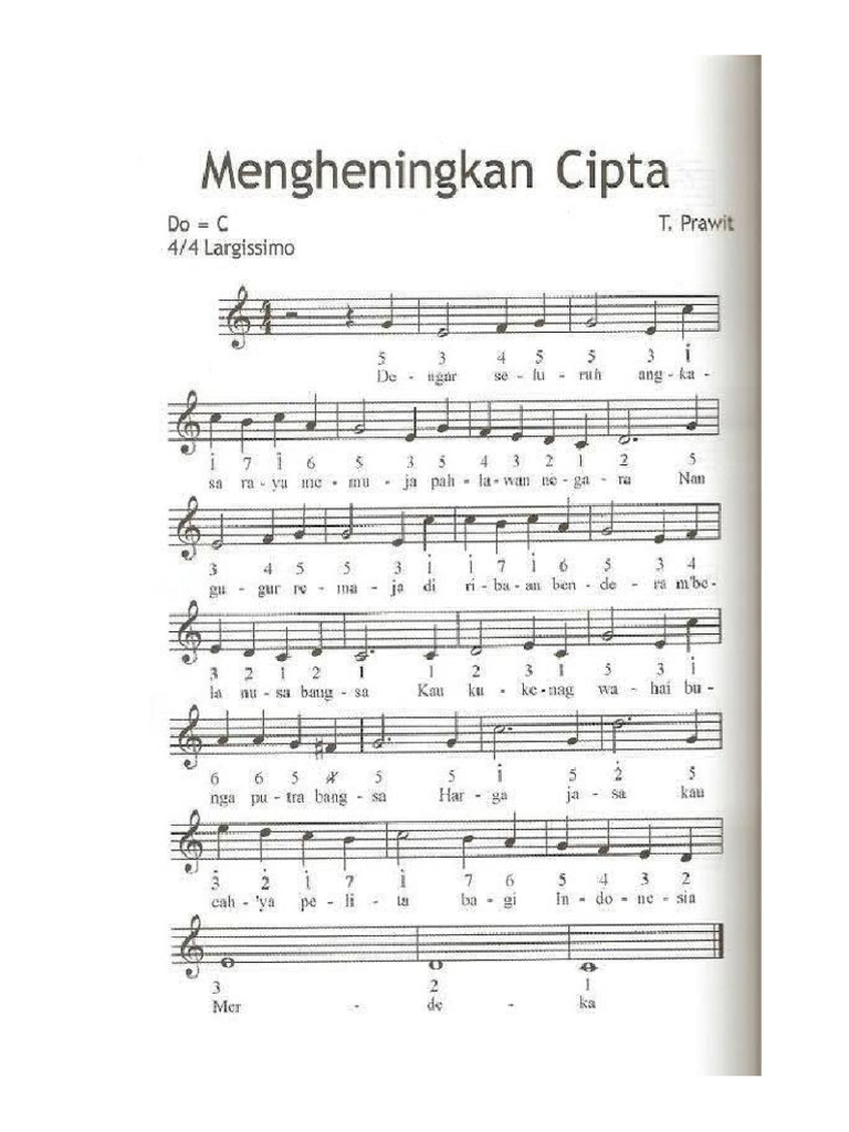 Print Ke 2 Not Angka Drumband | PDF