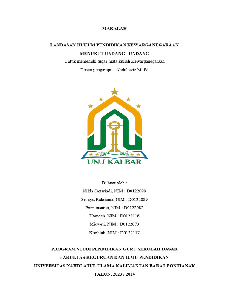 Makalah PKN . | PDF | Karier & Perkembangan