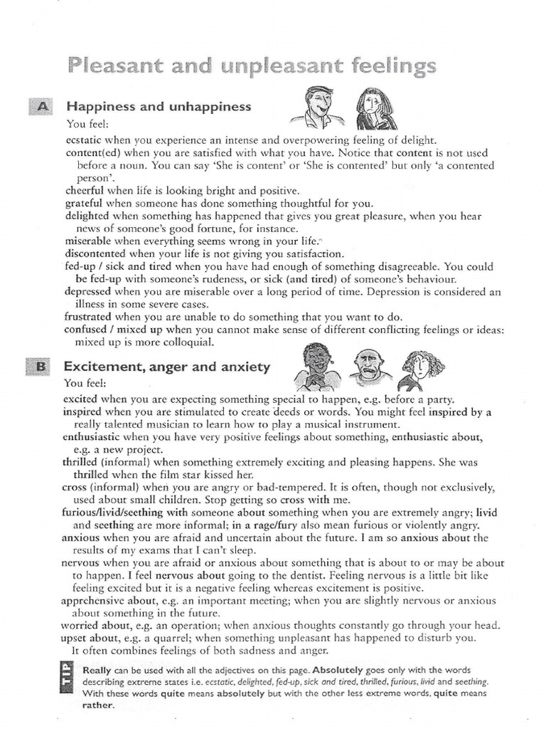 Pleasant and Unpleasant Feelings | PDF