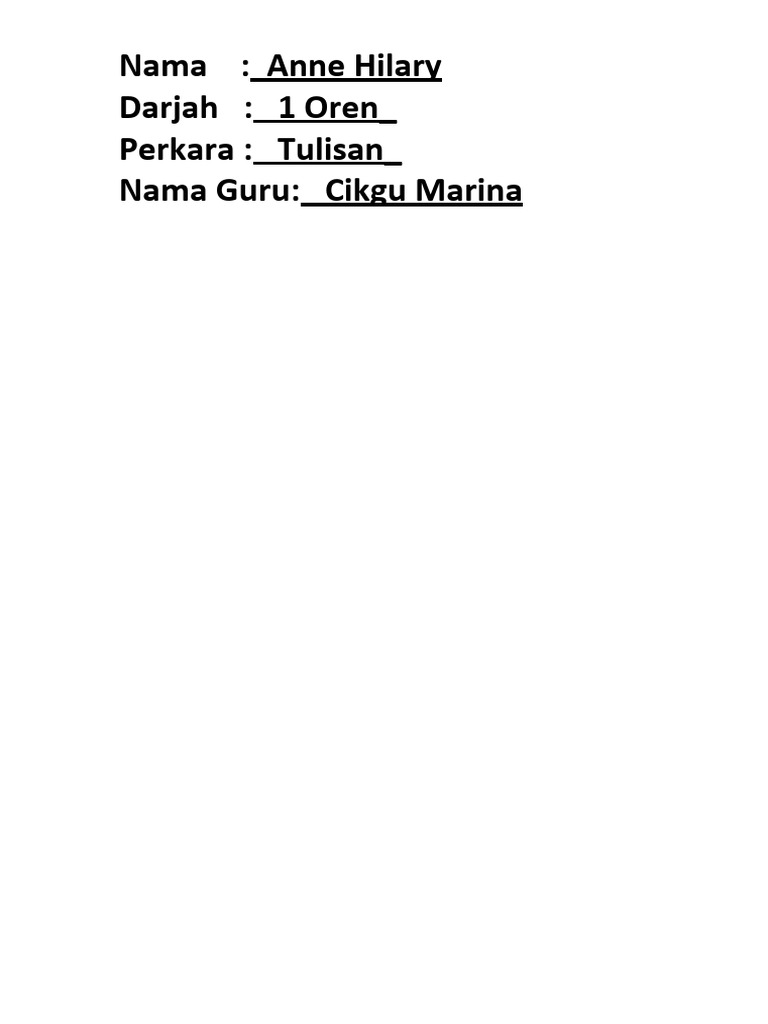 Latihan ABC A4 | PDF