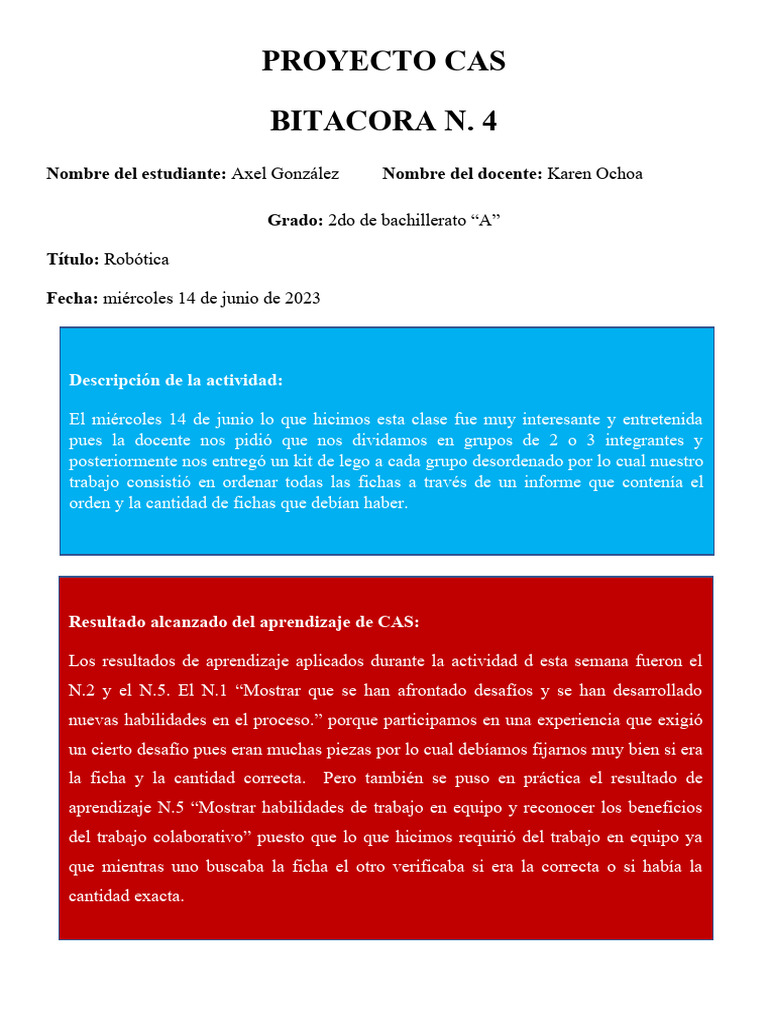 Bitacora 4 | PDF | Aprendizaje | Creatividad