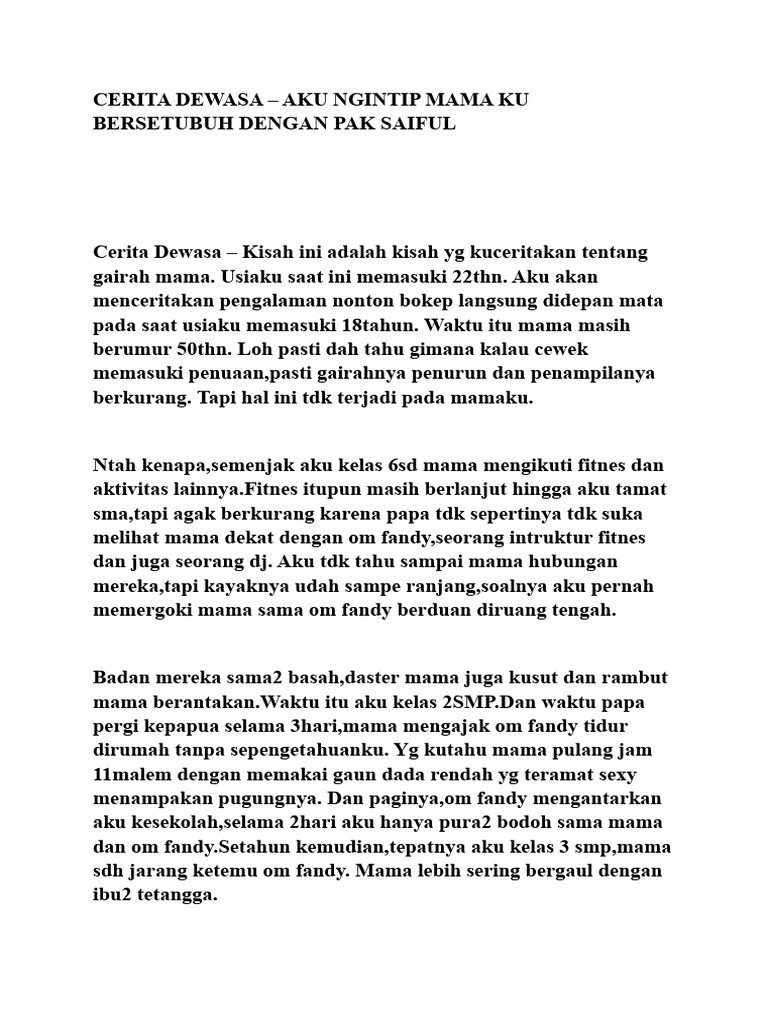 Cerita | PDF | Fiksi Misteri, Thriller, & Kejahatan