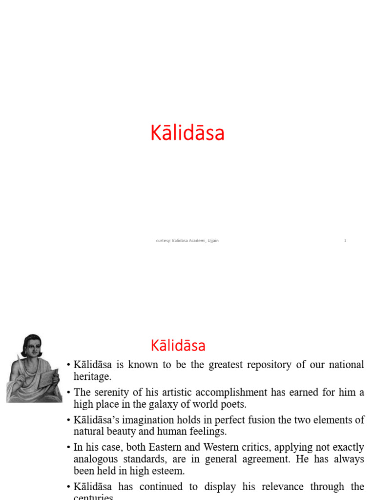 Kalidasa Introductory - Compressed Compressed | PDF