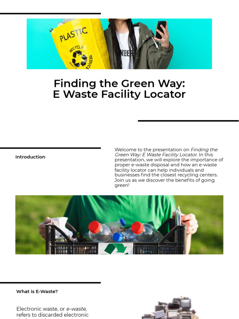 E-Waste Recycling Made Easy | PDF | Electronic Waste | Waste Management