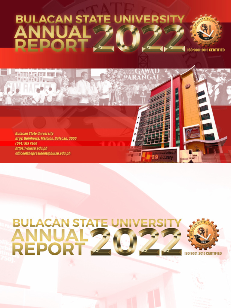 BulSU Annual Report 2022 PDF | PDF