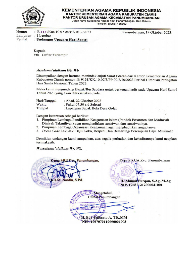 Upacara HSN 2023 - Rev.2 | PDF