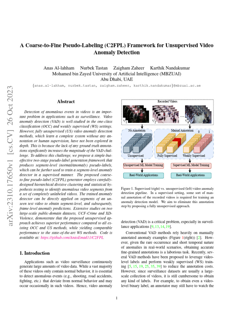 A Coarse-to-Fine Pseudo-Labeling (C2FPL) Framework For Unsupervised ... A Coarse-to-Fine Pseudo-Labeling (C2FPL) Framework For Unsupervised ...