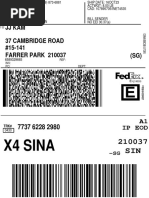 Waybill Sample | PDF | Invoice | Mail