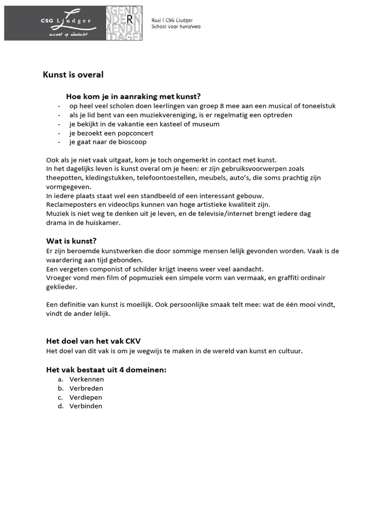 CKV Kijkwijzer 23 24 | PDF