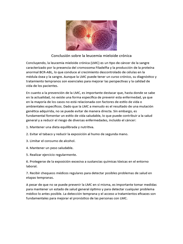 Conclusion Sobre Conversatorio de Cancer | PDF